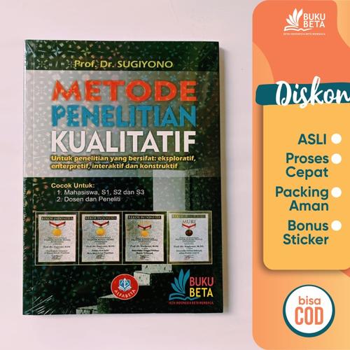 Promo Metode Penelitian Kualitatif - Sugiyono - Alfabeta - Kab. Sleman - Buku Beta | Tokopedia
