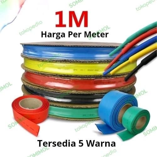 Jual Heat shrink 6 7 8 9 10 12 mm Selongsong Tube Selang Bakar Per ...