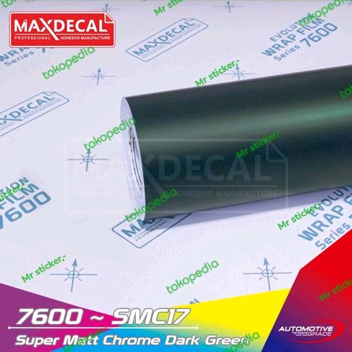 Jual [ MAX DECAL SUPER MATT CHORME ] SKOTLET WRAPING WARNA HIJAU TUA ...