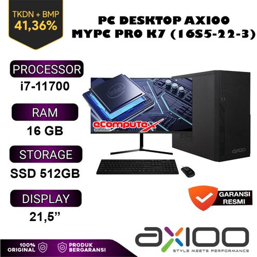 Jual PC DESKTOP AXIOO MyPC Pro K7 (16S5-22-3) i7 16GB 512GB TKDN -RESMI ...