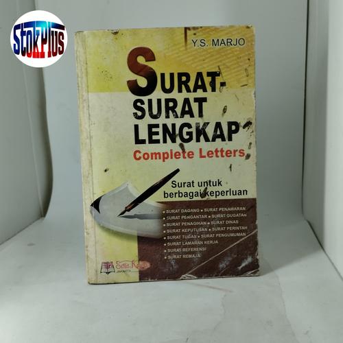 Jual SURAT-SURAT LENGKAP COMPLETE LETTERS - Surat untuk Berbagai ...