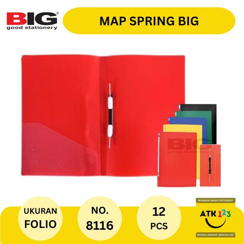 Jual Map Spring File Map Snell Map BIG No. 8116 Folio Cover Tebal (12 ...