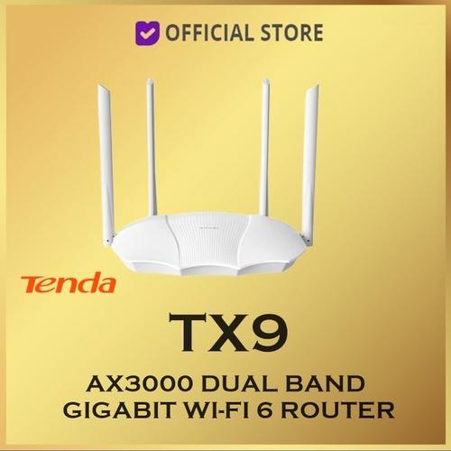 Promo Tenda TX9 AX3000 Dual Band Gigabit Wi-Fi 6 Router - TX 9 Cicil 0% ...