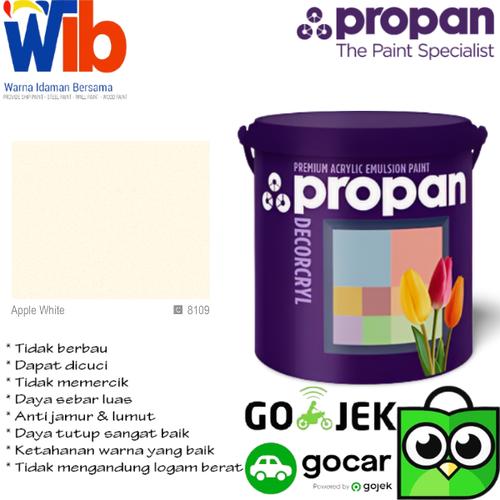 Jual CAT TEMBOK PROPAN DECORCRYL APPLE WHITE 8109 - 2.5L INTERIOR ...