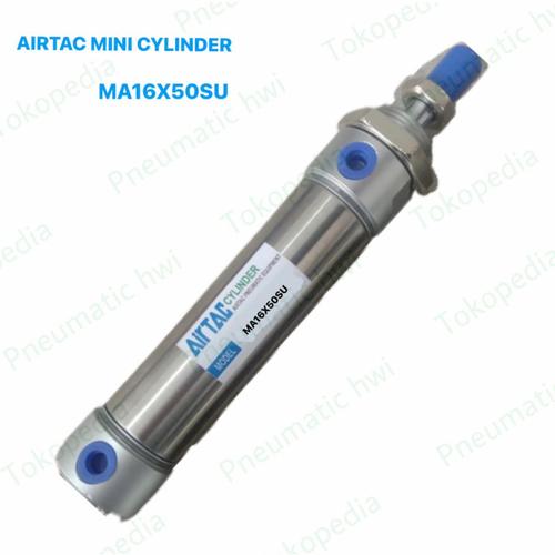 Jual Mini cylinder pneumatic MA16X50SU MA 16X50 SU AIRTAC - Jakarta ...