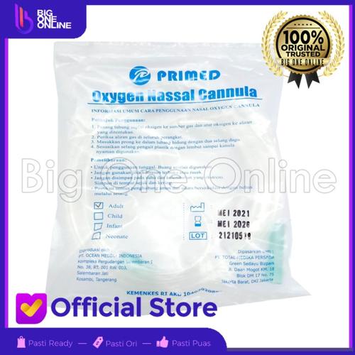 Promo Selang Kanula Oksigen Dewasa, Medical Oxigen Nasal Canula for ...