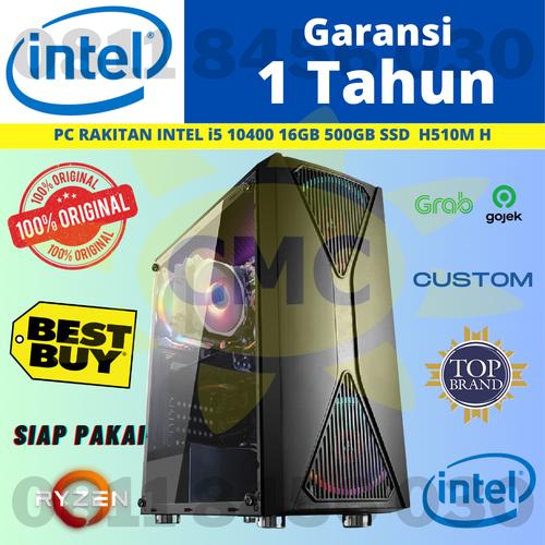 Jual Komputer PC RAKITAN Gaming Intel Core i5 10400 16GB 500GB NVMe - Jakarta Selatan - Leven ...