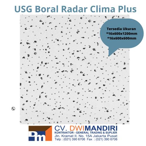Jual ACOUSTIC USG RADAR CLIMAPLUS UK.16X600X1200 - Jakarta Pusat - Cv ...