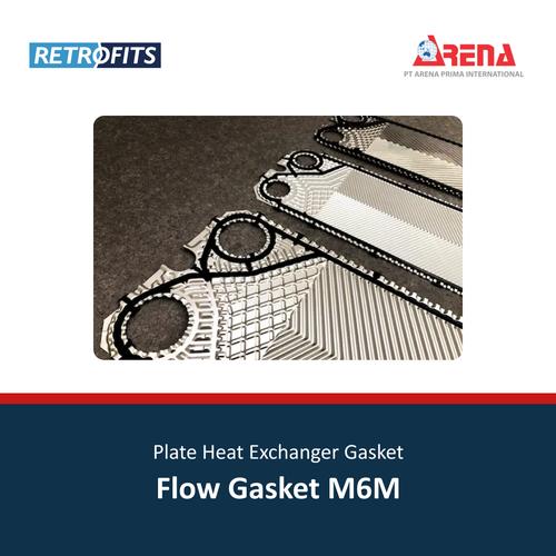 Jual Gasket PHE Flow/End Gasket Plate Heat Exchanger M6M - Flow, EPDM ...
