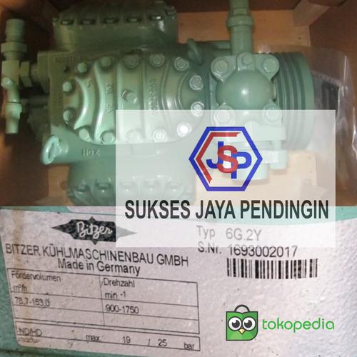 Jual Compressor Bitzer Germany Open Type 6G.2Y / Bitzer 6G-2Y Germany ...