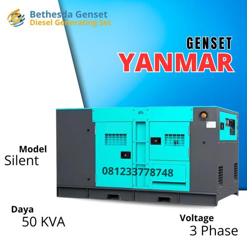 Jual Mesin Genset 50 KVA YANMAR silent type 50kva 3 Phase - Kota ...