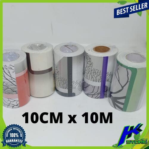 Jual Border List Wallpaper Motif 3D 10cm x 10m 3D Kotak Geometrik - 3D Kotak Hijau, 7.5cm x 10m ...