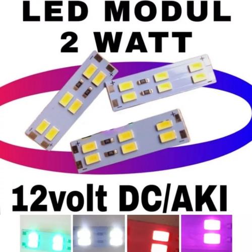 Jual MODUL HPL LED 12V 2 Watt 6 LED SMD 5730 2W COLD WHITE PLAFON REKLAME - Biru - Kab. Sleman ...