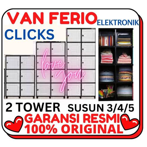 Jual Tabitha Clicks Lemari Pakaian Plastik Mini Loker Serbaguna ...