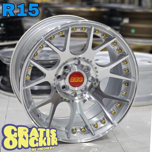 Jual velg racing mobil r15 BBS CHR ring 15 brio city jazz Freed yaris ...
