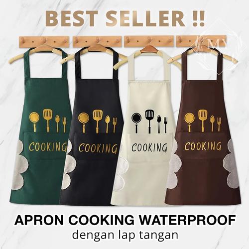 Promo Celemek Cooking Masak Dapur Rumah PVC ANTI AIR MINYAK BEST SELLER ...