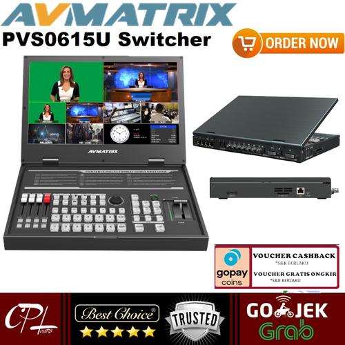 Jual AVMATRIX PVS0615U Streaming Video Mixer Portable with Recorder ...