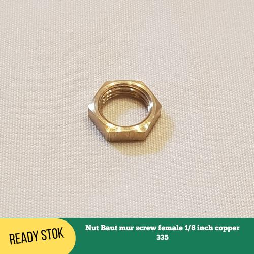 Jual Nut Baut mur screw female 1/8 inch copper 335 - Kota Tangerang ...