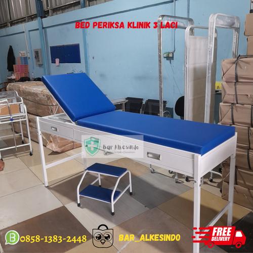 Jual Bed Periksa Pasien 3 Laci | Bed Periksa UKS Laci | Meja Periksa ...
