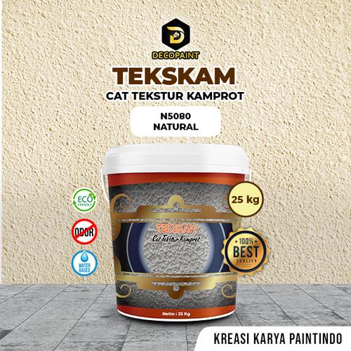 Jual Cat Tekstur Pasir Kamprot 25Kg | Tekskam Wall Texture Paint ...
