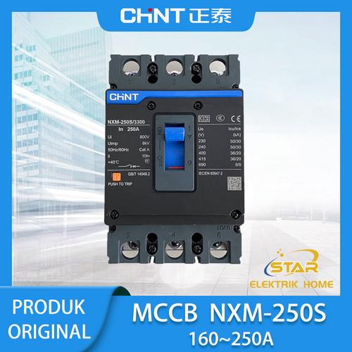 Jual MCCB Breaker CHINT 250S/3300 3P 250S/4300B 4P 36KA 160A 200A 225A 250A - Jakarta Barat ...