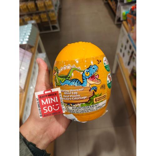 Jual MINISO 🆕 Blind Egg Coloring Dinosaurus 4D - Jakarta Barat - HUZKY ...