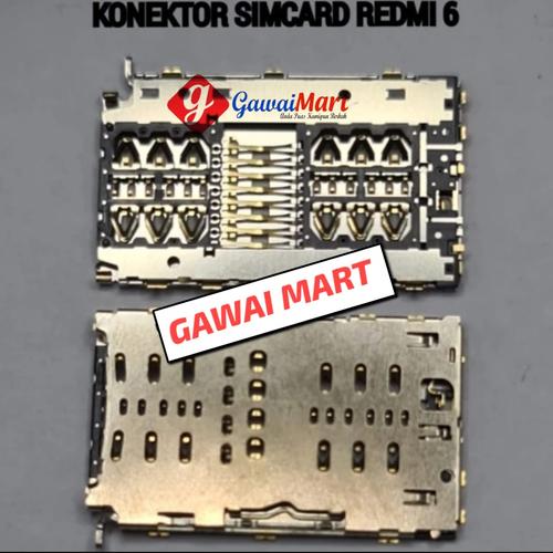 Jual KONEKTOR SIM CARD REDMI 6 6A ORIGINAL CONNECTOR SIMCARD - Jakarta ...
