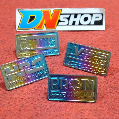 Jual Emblem sensor titanium vario 125 150 hrc ohlins proti yss - Hrc ...