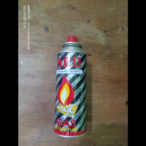 Jual RED GAS PORTABLE BUTANE / BUTANE FUEL CATRIDGE 1PCS-230GM - Kota ...