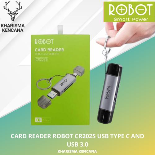 Jual CARD READER ROBOT CR202S USB TYPE C AND USB 3.0 - Kota Malang ...