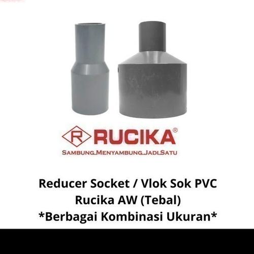 Jual Reducer socket vlok verlop Sok 10" X 8" PVC Rucika AW - Jakarta ...