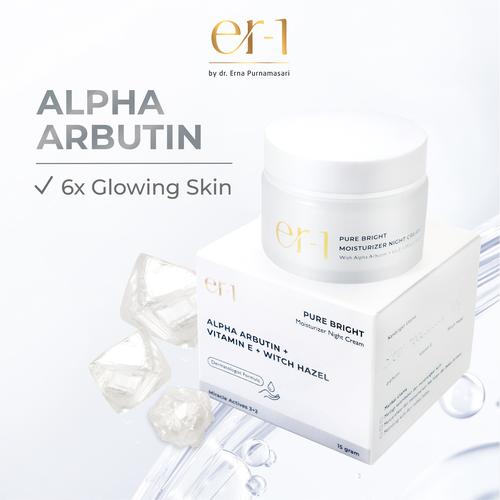 Promo er-1 by dr. Erna Pure Bright Moisturizer Night Cream A Arbutin ...