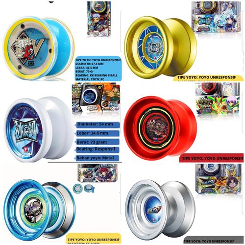 Jual yoyo auldey blazing teens metal and plastic series original ...