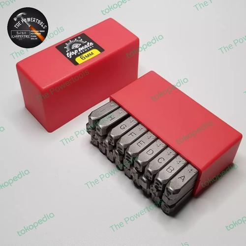 Jual Huruf Ketokan Tjap Mata 2mm 3mm 4mm 5mm 6mm 8mm 10mm 12m Letter ...