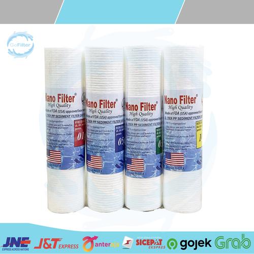 Jual CARTRIDGE SEDIMENT SPUN PP FILTER AIR NANO KOLON DEWATER 10 INCH ...