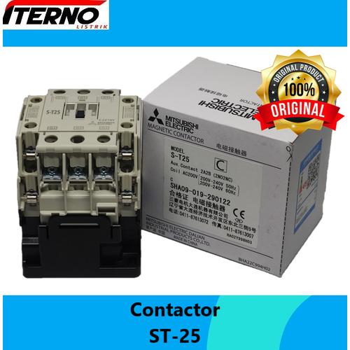 Jual Kontaktor Mitsubishi ST-25 S-T25 ST25 220V 380V Ori - 220V - Kota ...