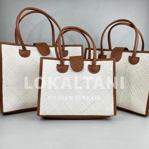 Jual Totebag Pandan Coklat / Tas Handbag Wanita / Tas Anyaman Pandan ...