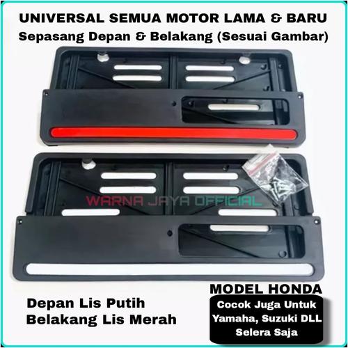 Jual Cover Frame Plat Nomer Motor Model Honda Dudukan Nopol Variasi ...