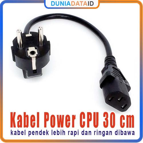 Jual Kabel Power CPU Pendek 30cm 50cm Untuk PC/Server 30 cm 50 cm 0.3m ...