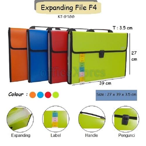 Jual Expanding File F4 / Map Sekat / Expanding Dokumen File 9198 / Map ...