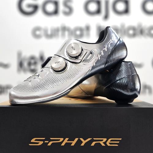 Jual SHIMANO Road Shoes SH-RC903 Wide - Silver Special Edition ...