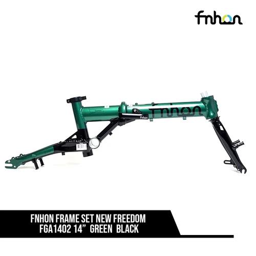 Jual Fnhon Frame Set Freedom 14inch Alloy Green Black + Handlepost ...
