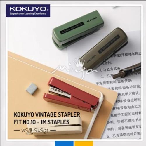 Jual Kokuyo WSG-SLS01 VINTAGE COMPACT STAPLER - FIT a little special ...