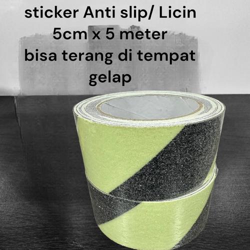 Jual Sticker Anti Slip Licin 5cm x 5 Meter / Lakban Anti slip Light di ...