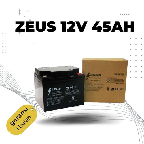 Jual Aki Solar Cell VRLA GEL 12v 45Ah Zeus Battery Aki Deep Cycle ...