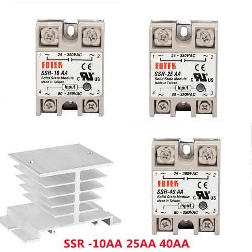 Jual Solid State Relay SSR-10AA SSR-25AA SSR-40AA SSR-60AA 10A 25A 40A ...