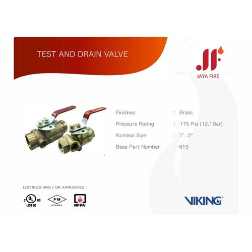 Jual VIKING Test and Drain Valve 1" - Jakarta Utara - JAYA FIRE ...