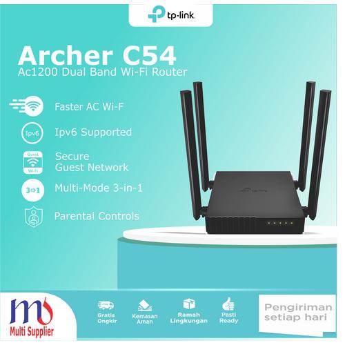 Jual Tp-Link Archer C54 AC1200 Dual-Band Wi-Fi Router TpLink Archer C ...