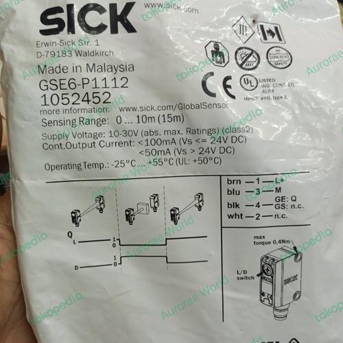 Jual photoelectric sensor gtb6-n1211 GSE6 P1112 sick - Jakarta Pusat ...
