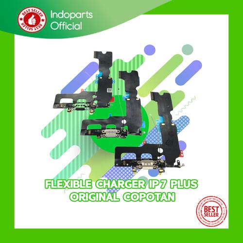 Jual FLEXIBLE CHARGER +MIC IPHONE 7 PLUS ORIGINAL COPOTAN - Abu-abu ...
